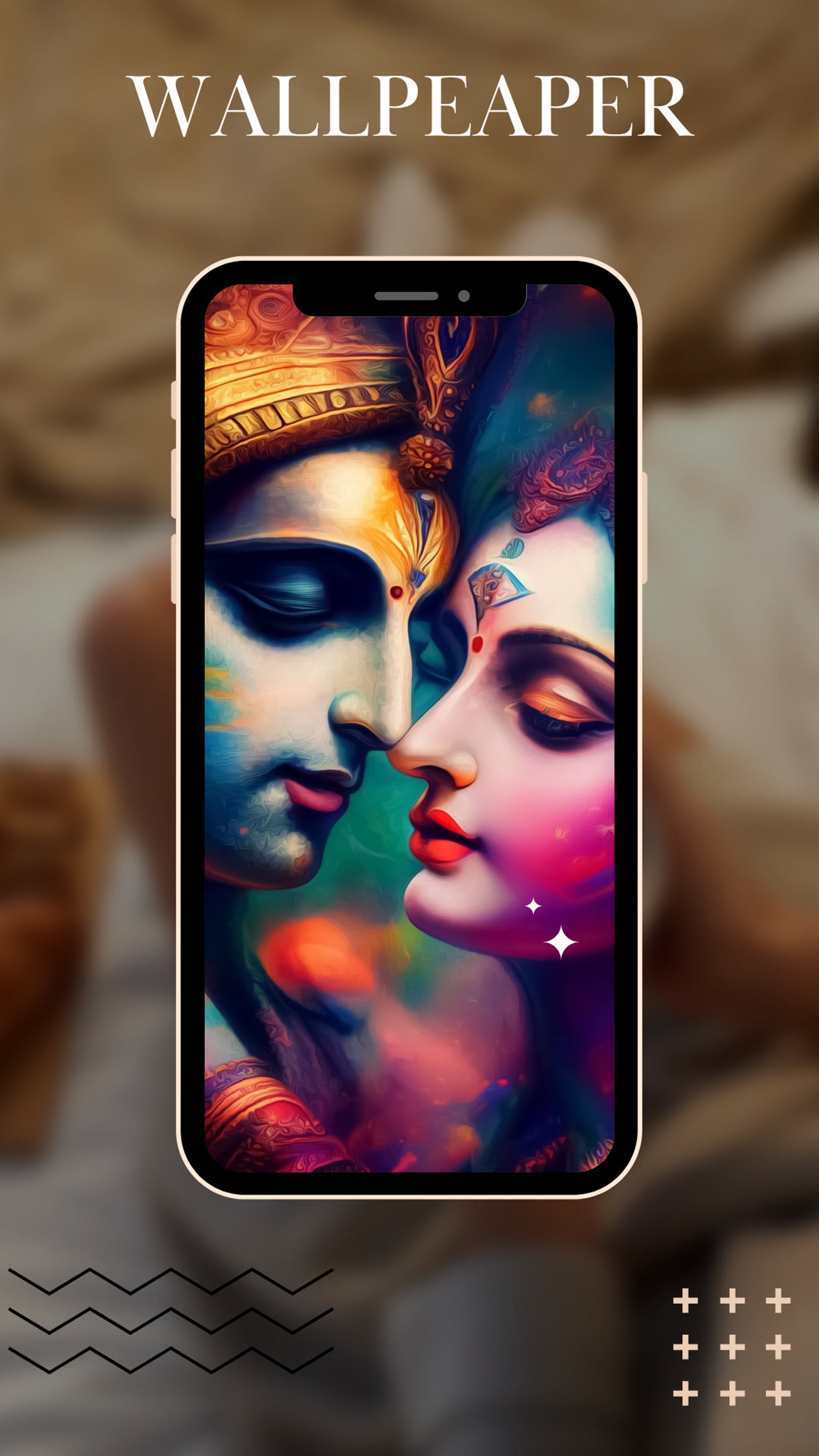 Radha Krishna Painting - Radha Krishna Art - Printable Poster - DIGITAL ...