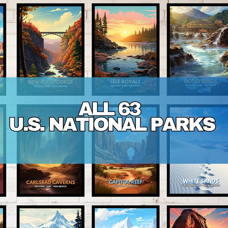 National Park Prints Download - Etsy