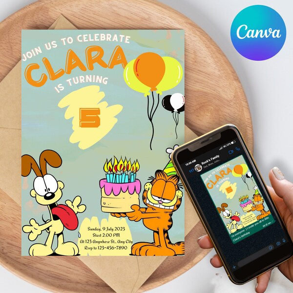 Garfield Party - Etsy