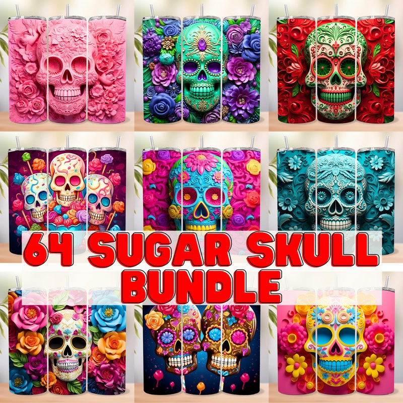 Sugar Skull Wrap - Etsy