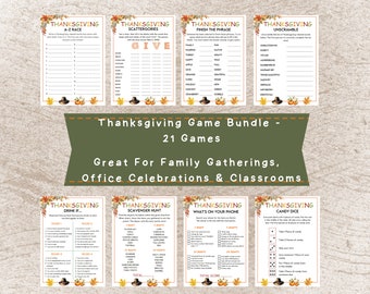 Thanksgiving Trivia Thanksgiving Trivia Game Printable - Etsy