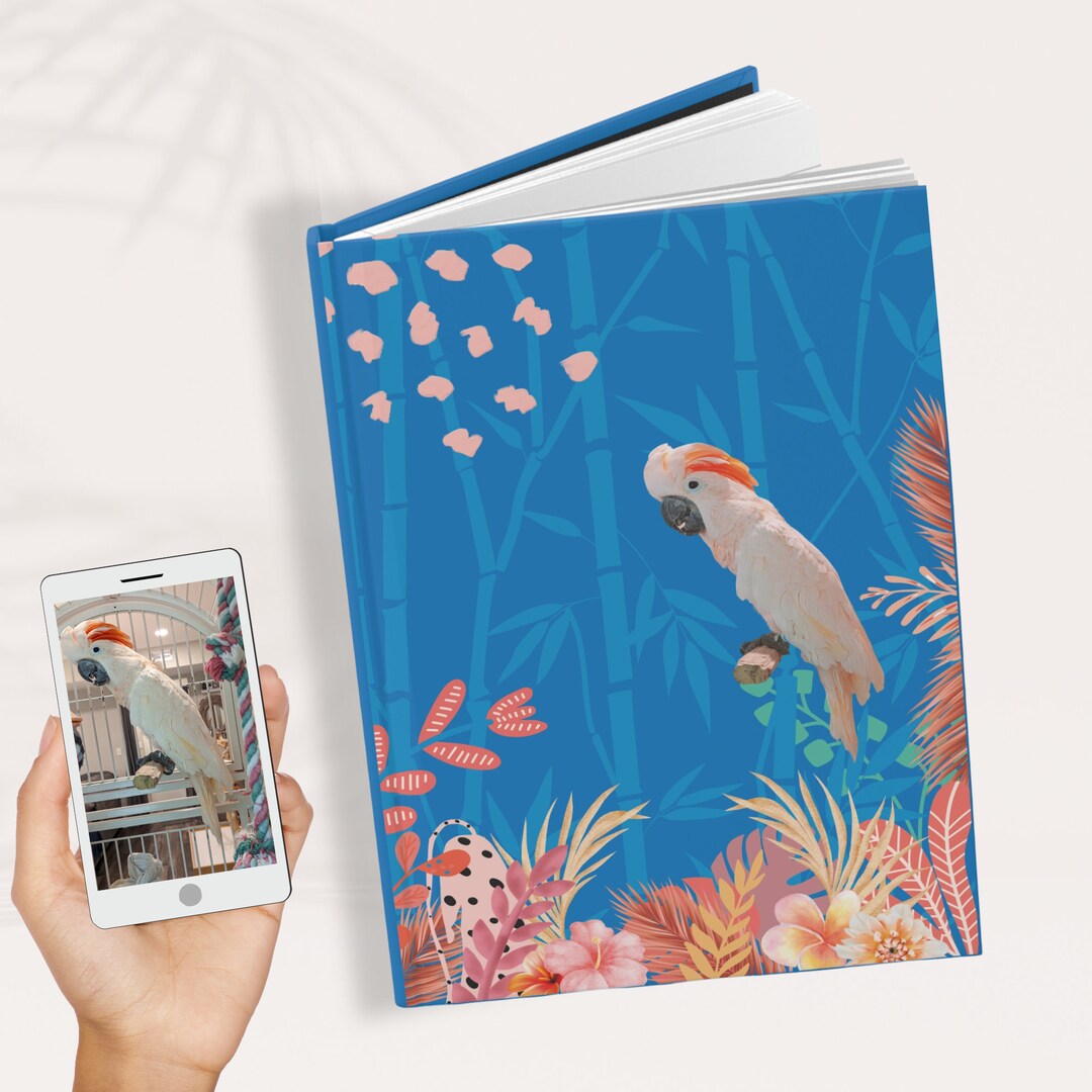 Personalized Pet Journal From Photo, Pet Journal, Pet Notebook, Boho ...