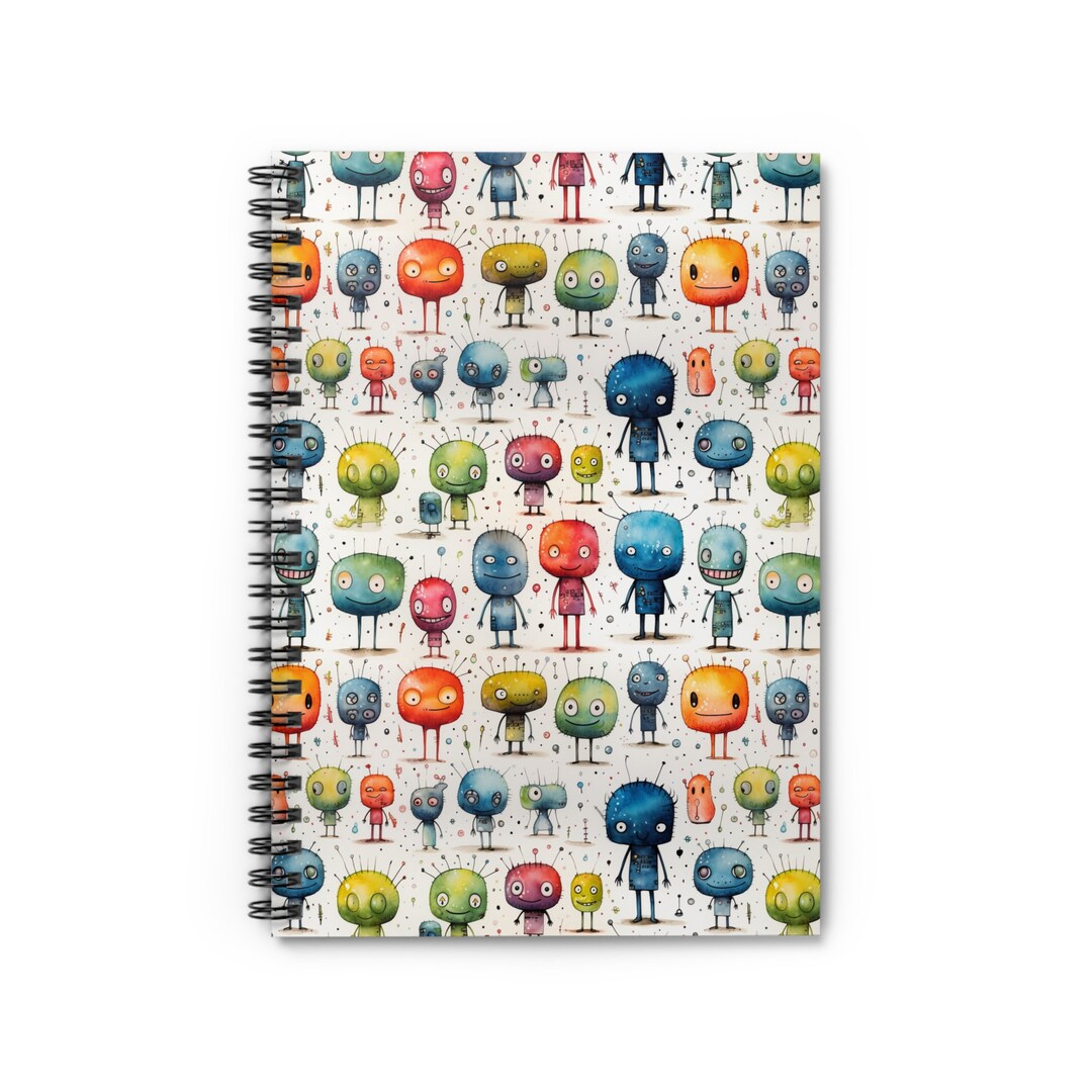 Little Monsters Notebook Fun Alien Journal Dream Diary - Etsy
