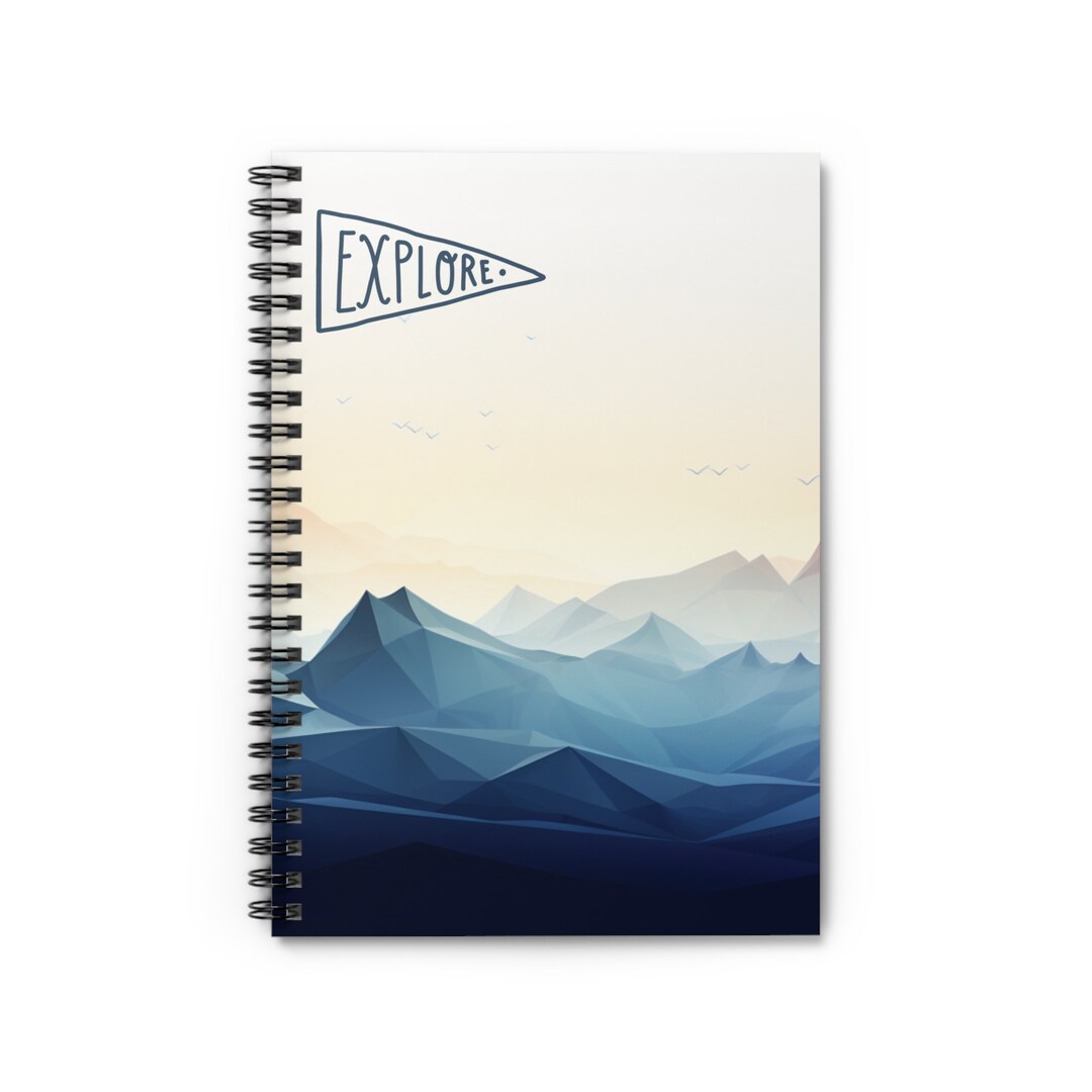 Explore Spiral Notebook Adventure Journal - Etsy