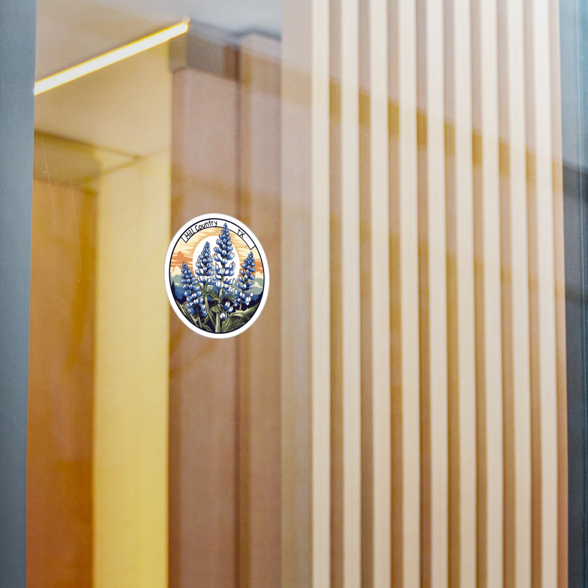 Texas Hill Country Decal Bluebonnet Sticker Wildflower Vinyl - Etsy