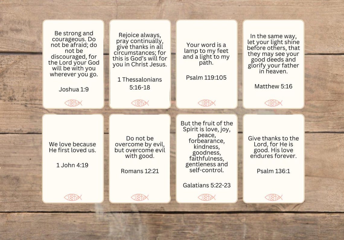 Bible Flash Cards, Bible Study, Bible Verse Cards, Bible Memory Verse ...