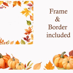 Fall Harvest Bears Clipart Set | Cute Autumn Bear Illustrations | Fall ...