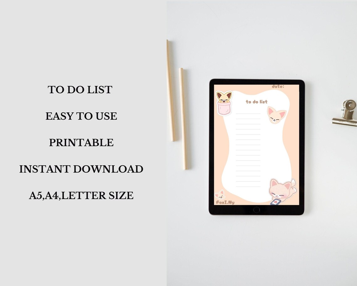 Skzoo to Do List | Skz to Do List | Planner | Digital Download ...