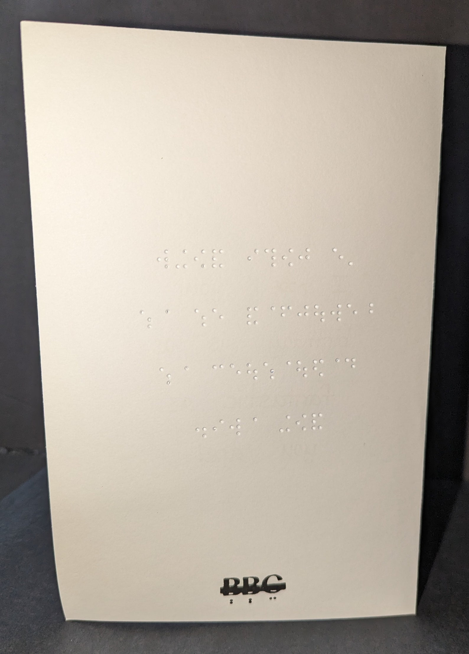 Braille Happy Birthday Cards - Etsy