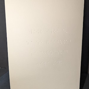 Braille Happy Birthday Cards - Etsy