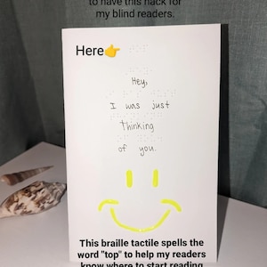 Braille Happy Birthday Cards - Etsy