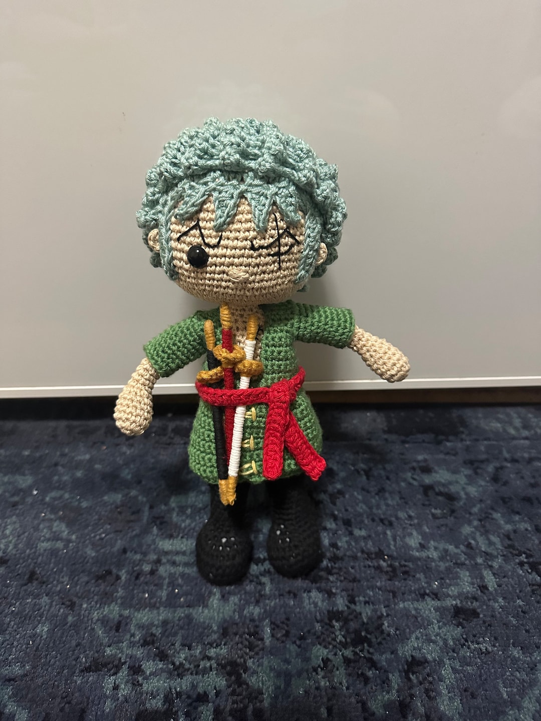 One Piece Crochet Toy Zoro time Skip 27cm - Etsy