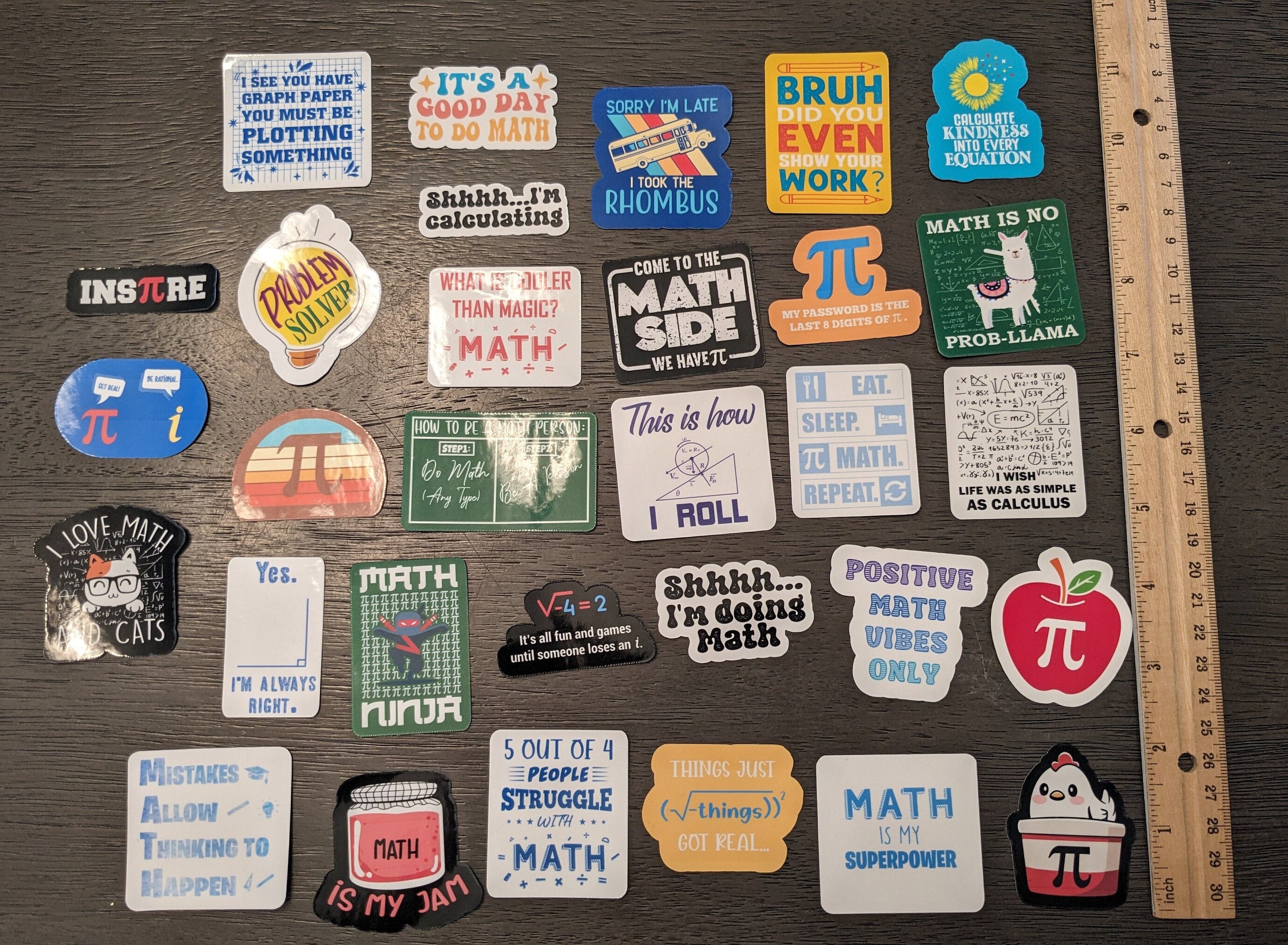 Math Sticker Bundle, Teacher Student Gifts (31 Stickers). - Etsy