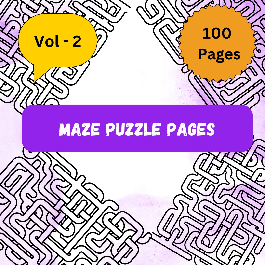 Mazes for Adults Mazes Printable Mazes Very Hard Maze Download Maze ...