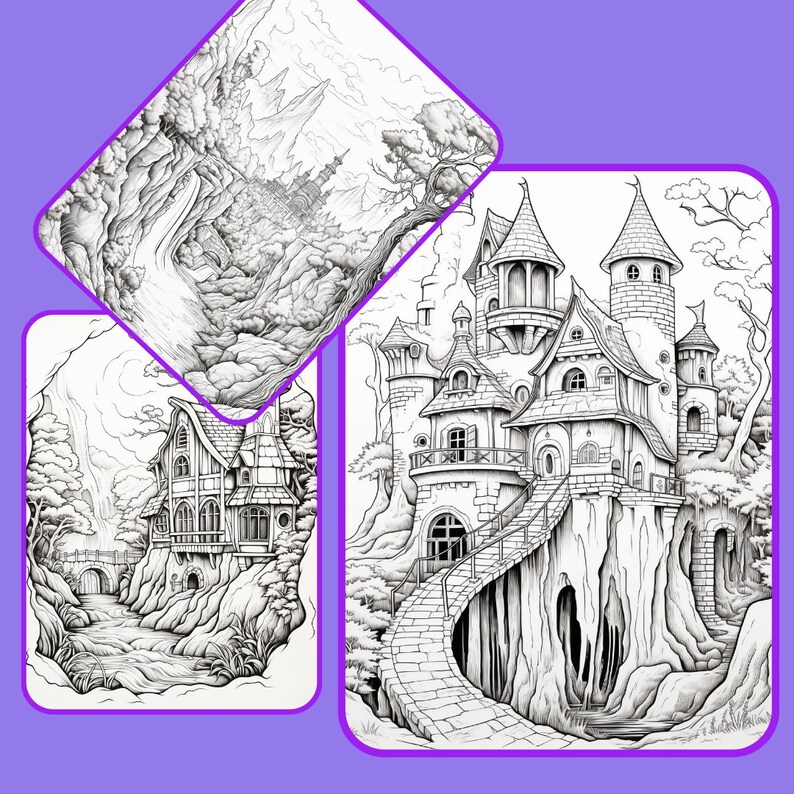 Landscape Coloring Pages Adult Coloring Pages Printable Adult Coloring ...