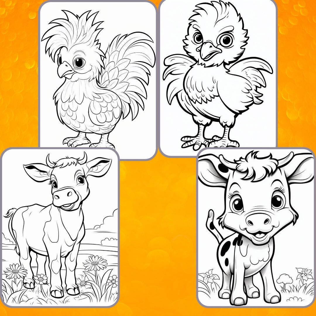 Kid Color Pages Color Pages Printable Children's - Etsy