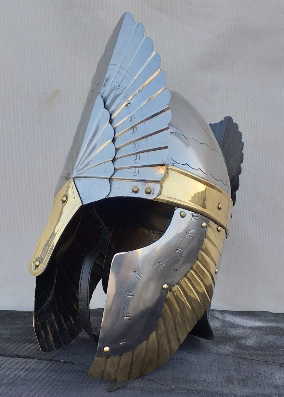Medieval Helmet Lord of the Rings Elendil Helmet Medieval Crusader ...