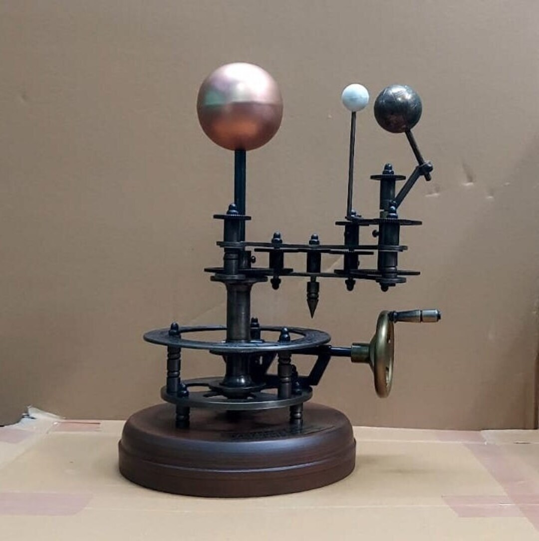 Solar System Orrery Brass Orrery Constilation Symbols Moon Earth Sun ...