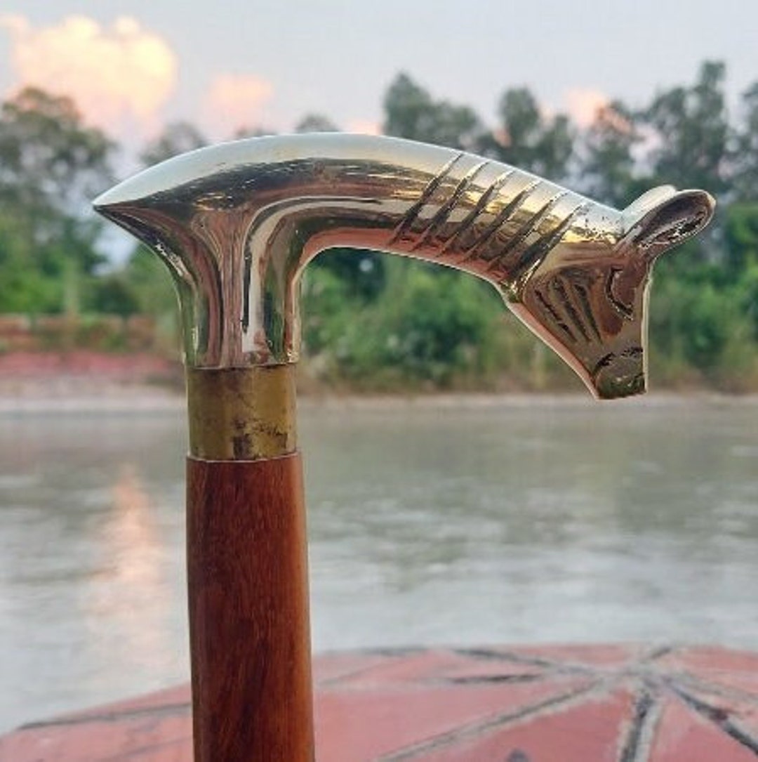Rabbit Walking Stick New Design Brass Handle Walking Cane - Etsy