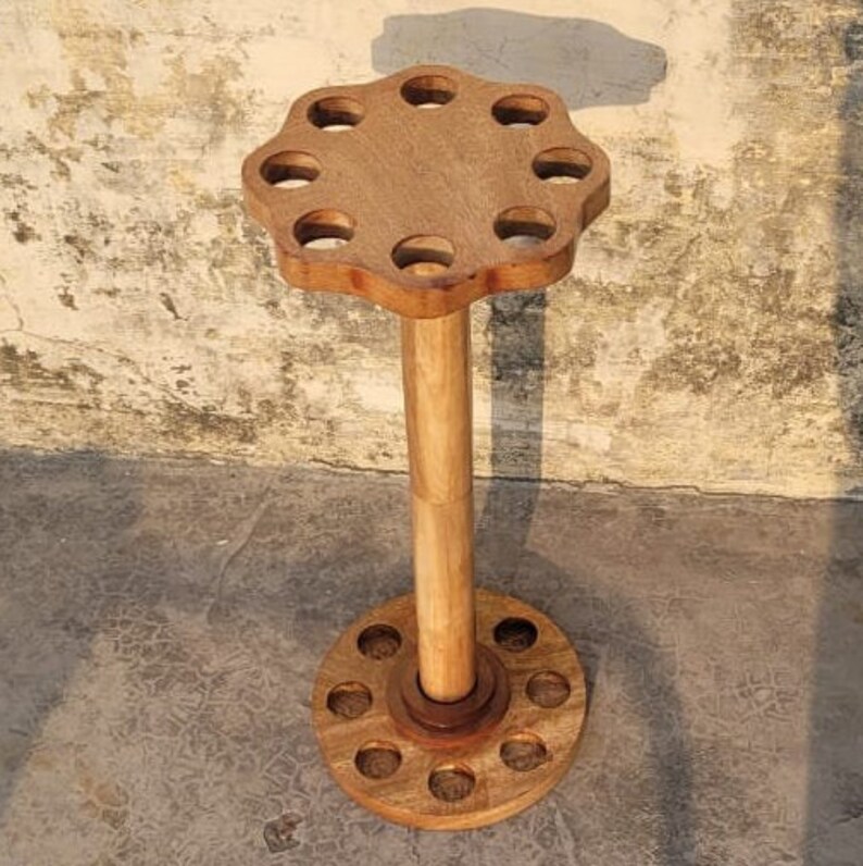 Wooden Storage Rack for Walking Canes Sticks Entryway Stick Holder ...