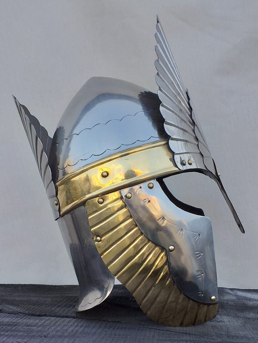 Medieval Helmet Lord of the Rings Elendil Helmet Medieval Crusader ...