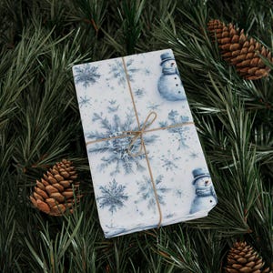Snowman Wrapping Papers - Etsy