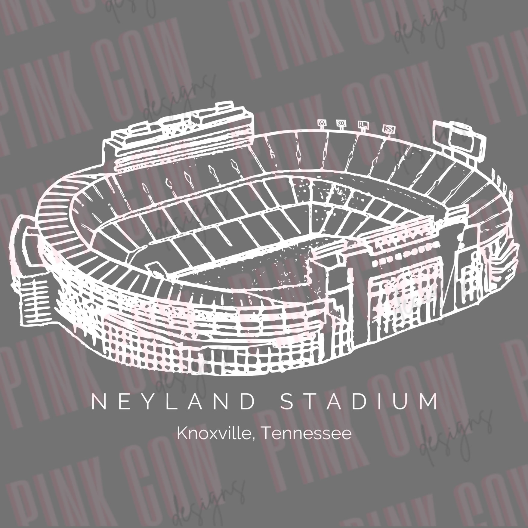 Neyland Stadium PNG Set of 3 for Sublimation SVG Design for Game Day ...