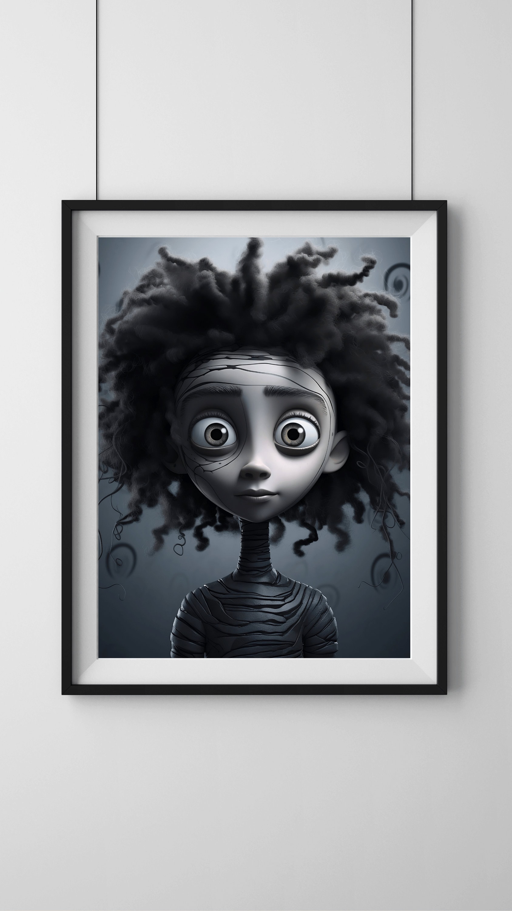 Tim Burton Kids Black Art Halloween Art Set of 7 Bundle - Etsy