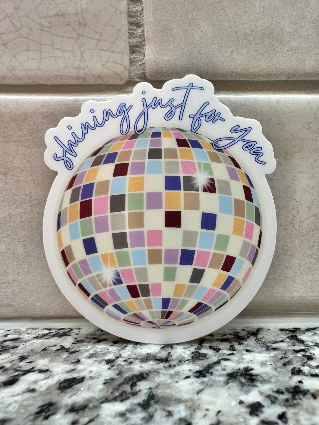 Shining Just for You | Mirrorball Sticker | Eras Inspired Mirrorball ...
