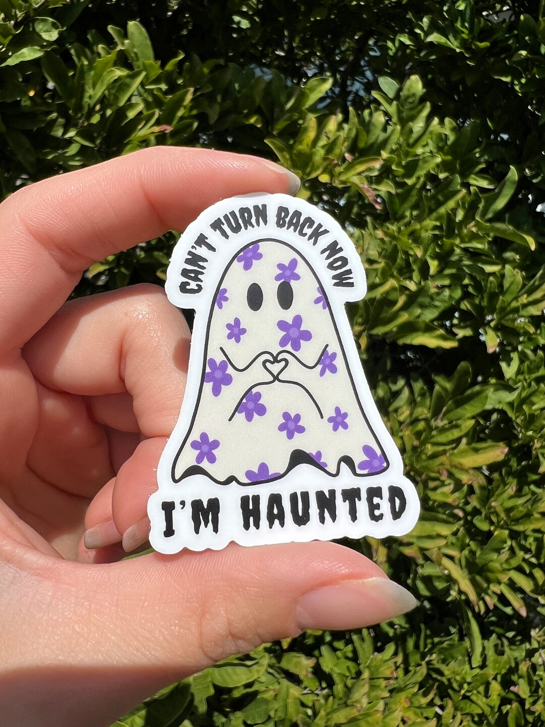 T.S. Haunted Ghost Sticker - Etsy