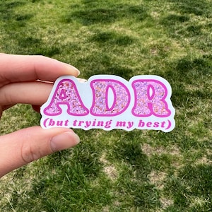 ADR Vet Med Sticker | Vet Tech Gift | for Water Bottles & Laptop ...