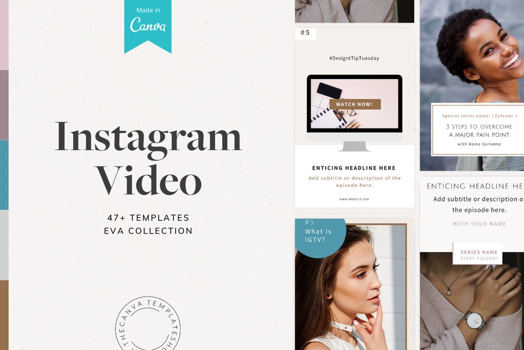 The Eva Instagram Video Canva Templates - Etsy