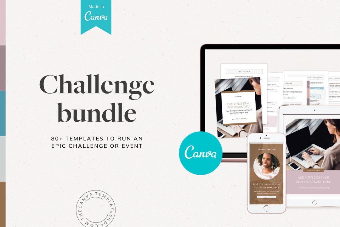 Instagram Challenge Canva Templates – Workbook, Stories, Posts (digital ...