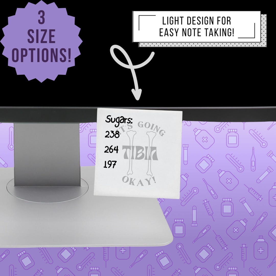 Motivational "tibia Okay" Sticky Notes | Ortho Pun Funny Post-it® Memo ...