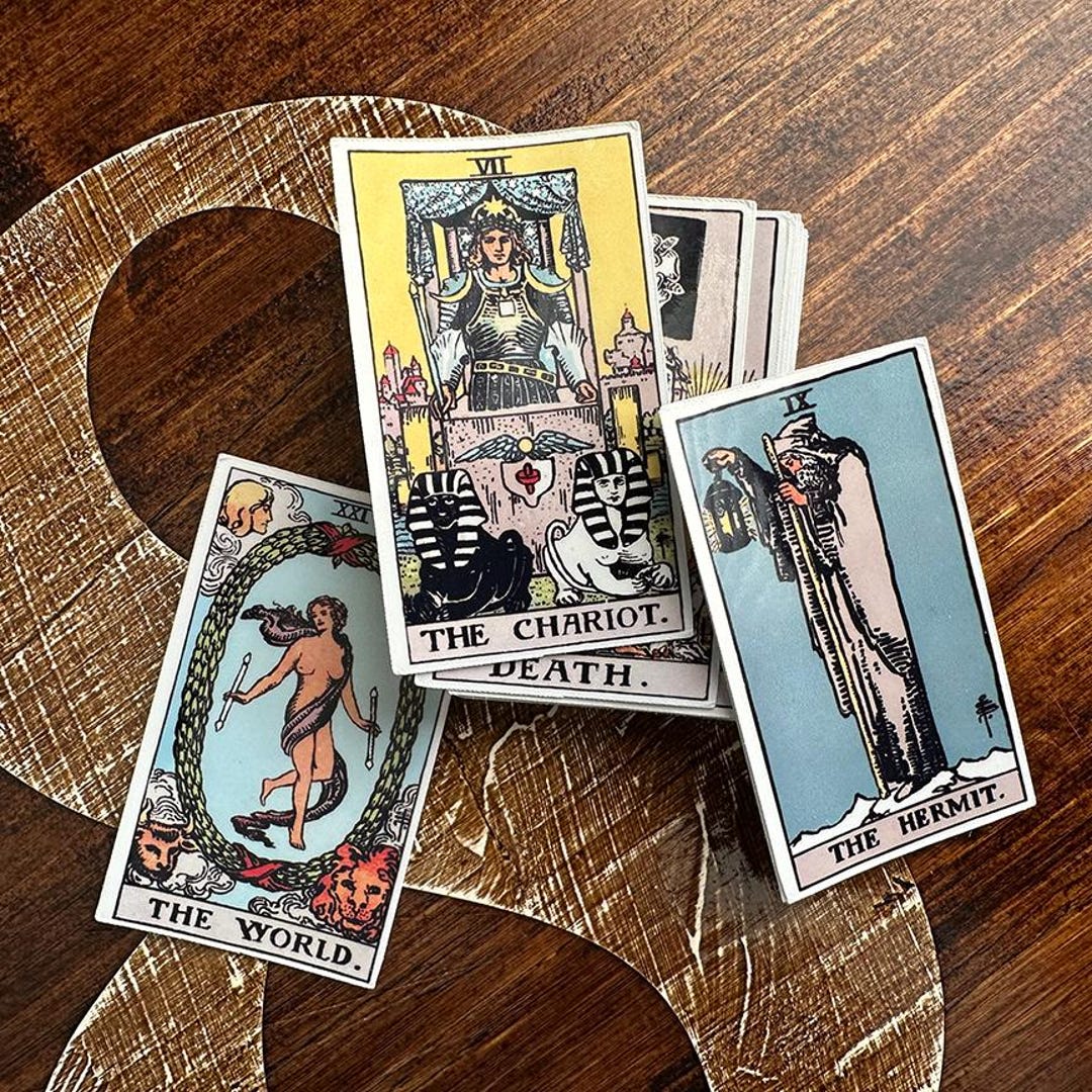 Major Arcana Sticker Set | 22 Tarot Stickers | 2” Tall X 1.25” Wide - Etsy
