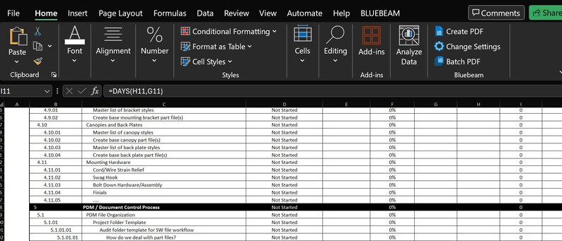 Excel Gantt Chart: Effortless Project Planning With Task & Deadline ...