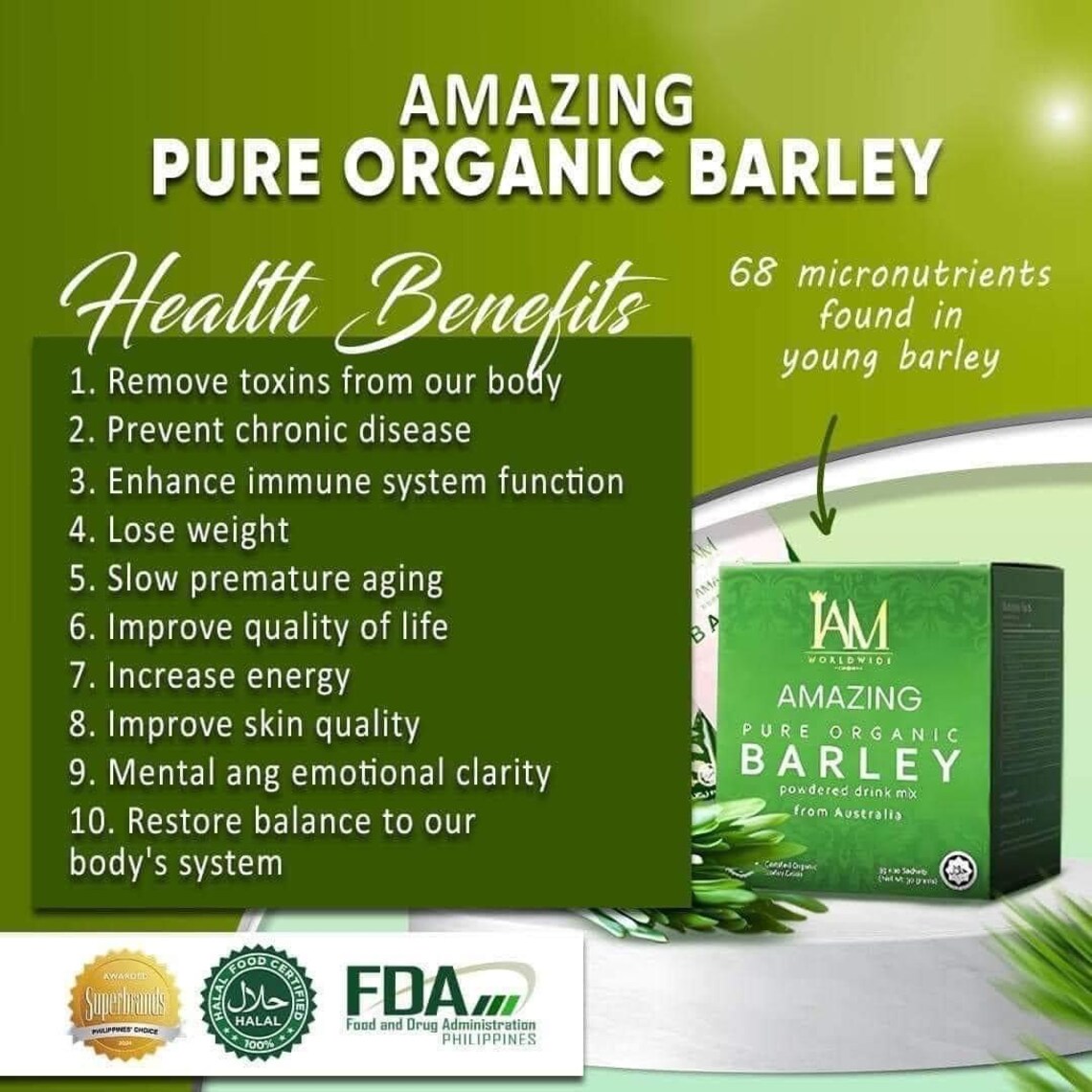 4sealed BARLEY POWDER - Etsy