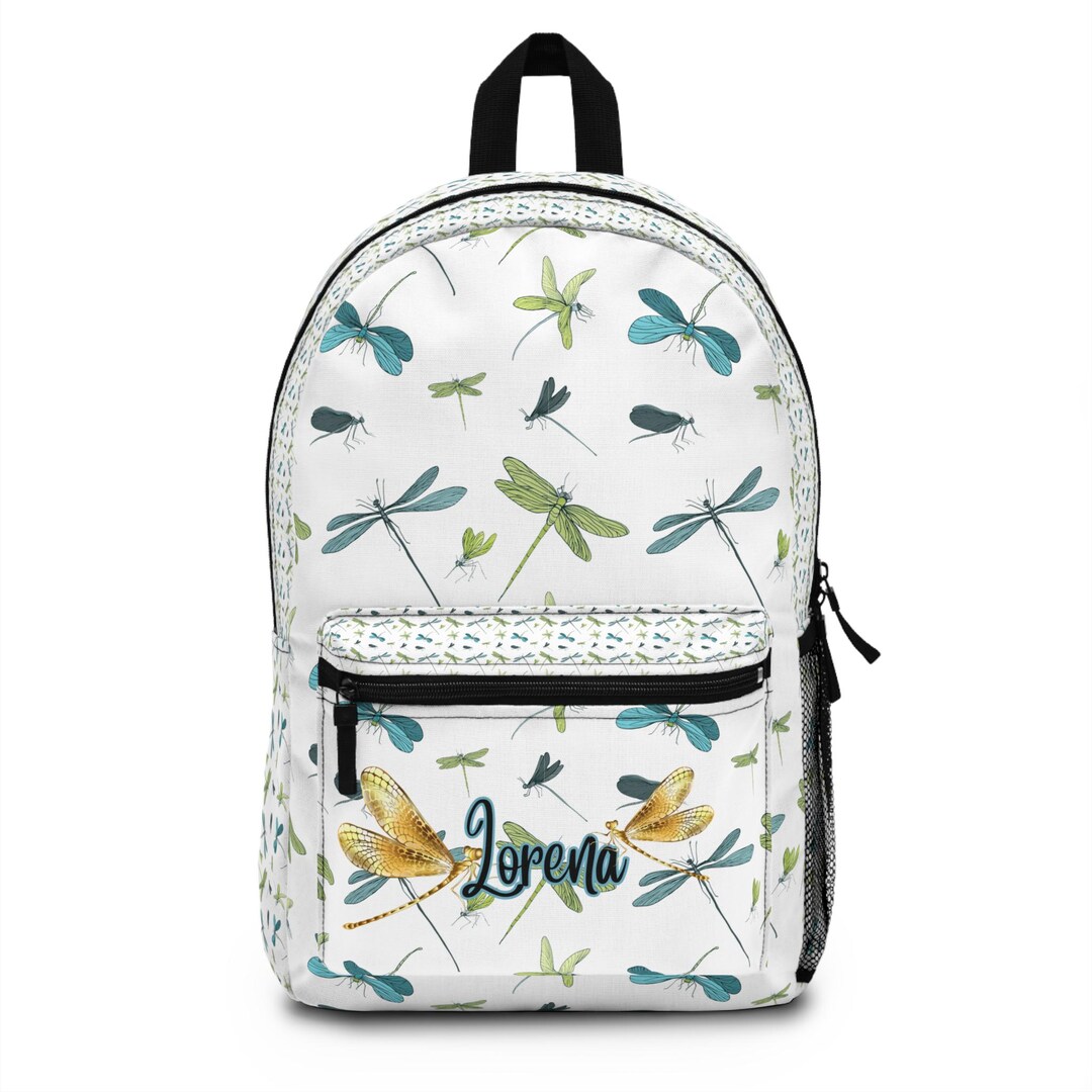 Dragonfly Backpack , Dragonfly Pattern Backpack , Custom Bag ,back to ...