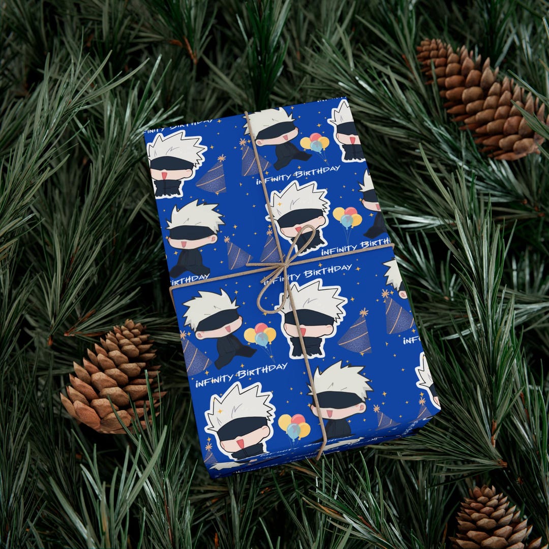 Jjk, Gojo, Gift Wrap, Birthday Wrap Paper, Decorative Paper, Anime ...