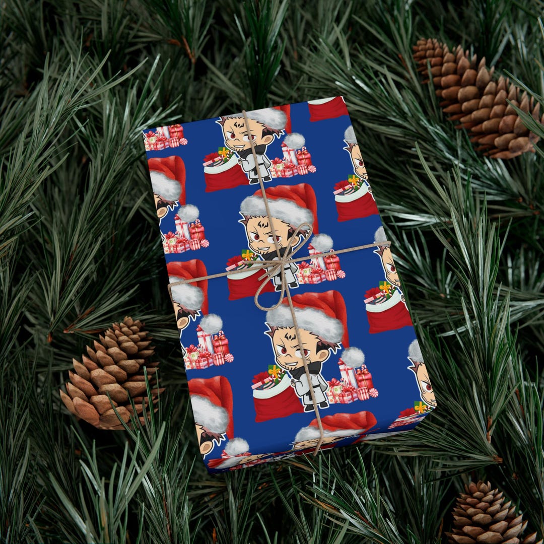 Anime Wrapping Paper, Jjk Wrapping Paper,wrapping Paper Roll, Suku ...