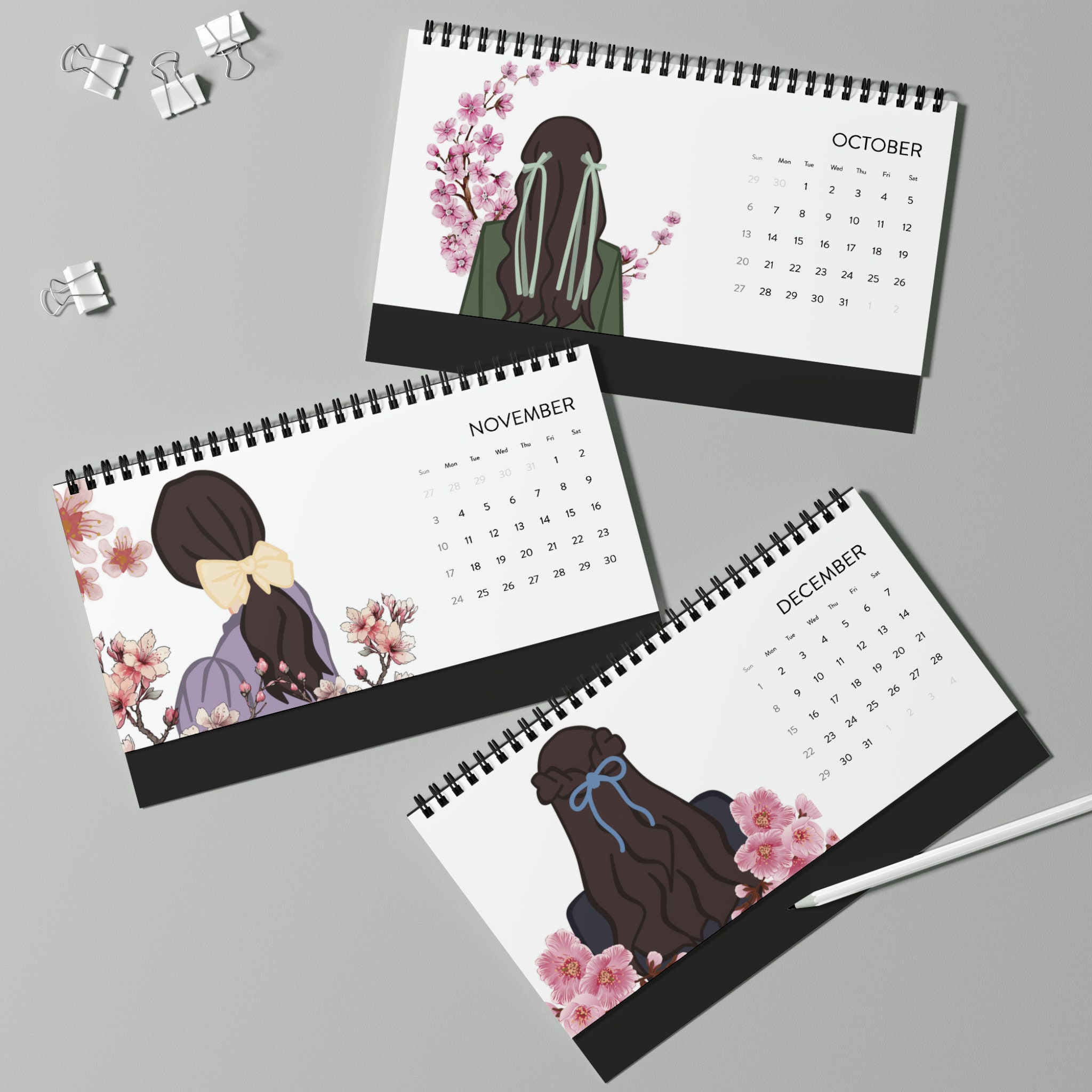 Desktop Calendar 2024, Kdrama calendar, Kdrama Monthly Calendar sold by ...