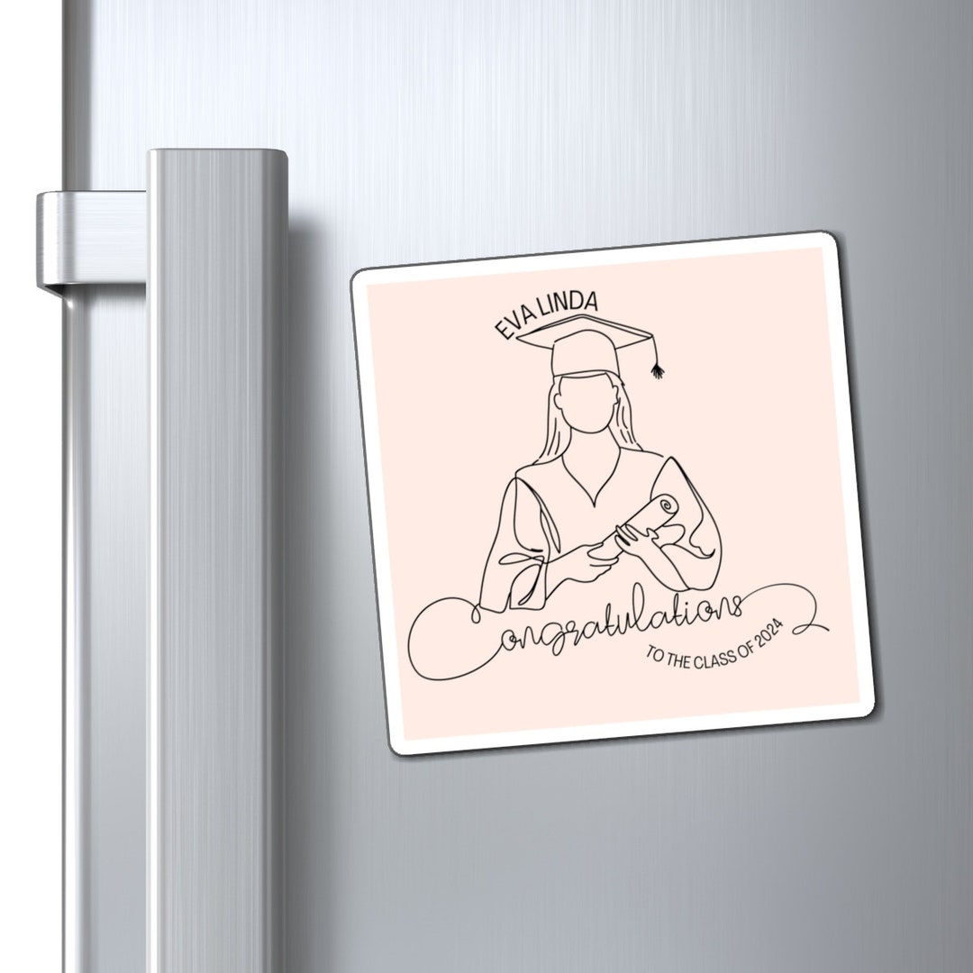Custom Graduation Magnets,graduation Keepsake,graduation Gift ...