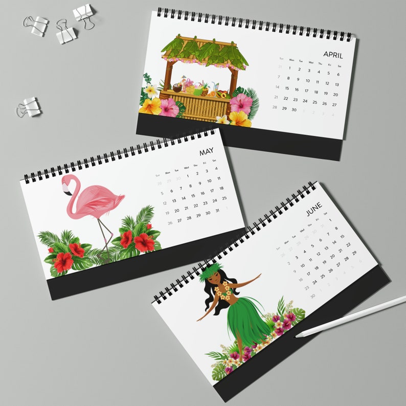 Hawaii Calendar, Desktop Calendar 2024, Hawaii Culture Calendar ...