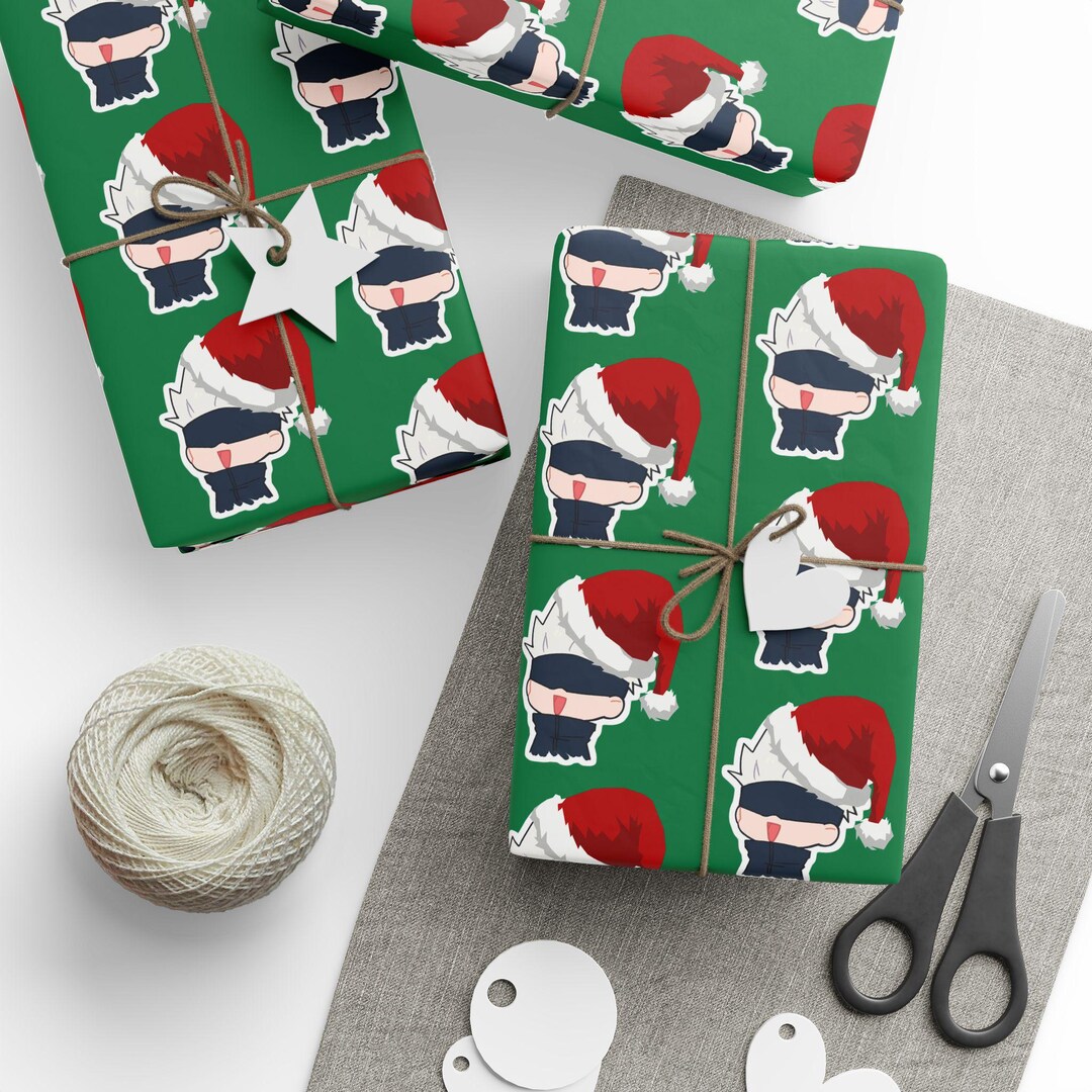 Jjk, Gojo, Gift Wrap, Christmas Wrap Paper, Decorative Paper, Anime ...