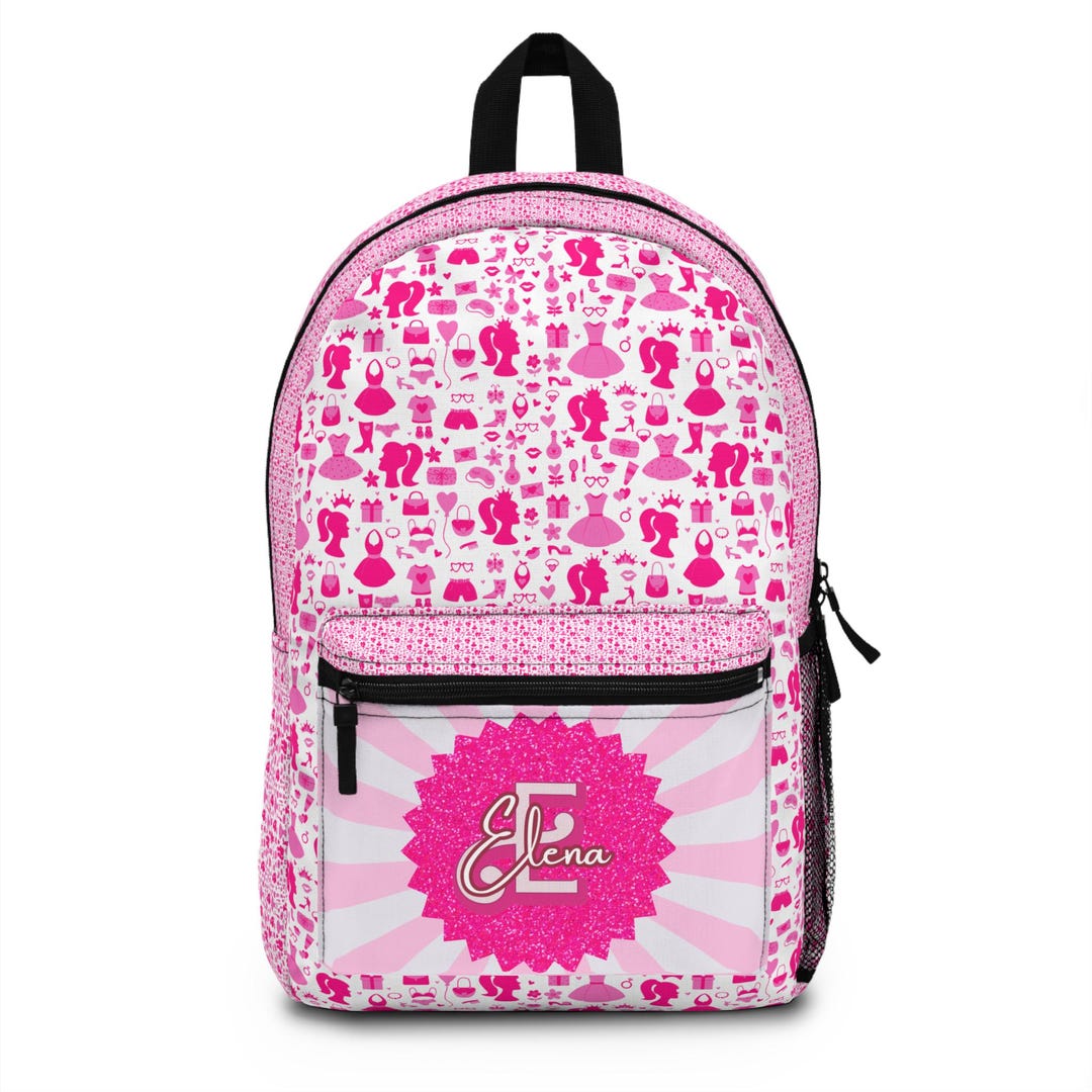 Pink Doll Backpack , Doll Coquette Pattern Backpack ,back to School ...