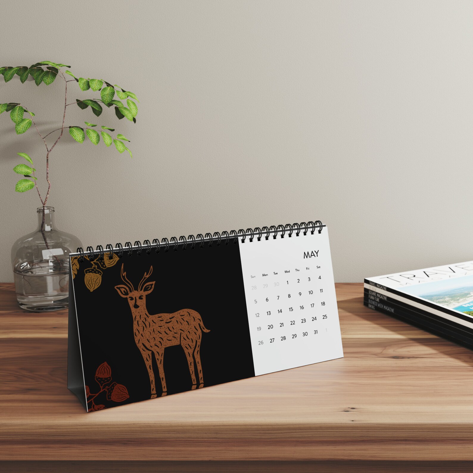 Cottagecore Calendar, Desktop Calendar 2024, Cottagecore Monthly ...