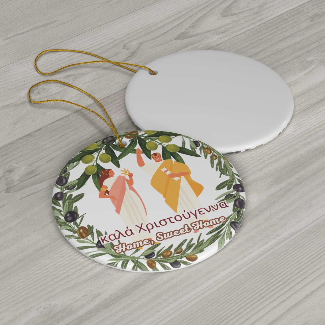 Greece Ornament, Merry Christmas,greece Christmas Ornament,family ...