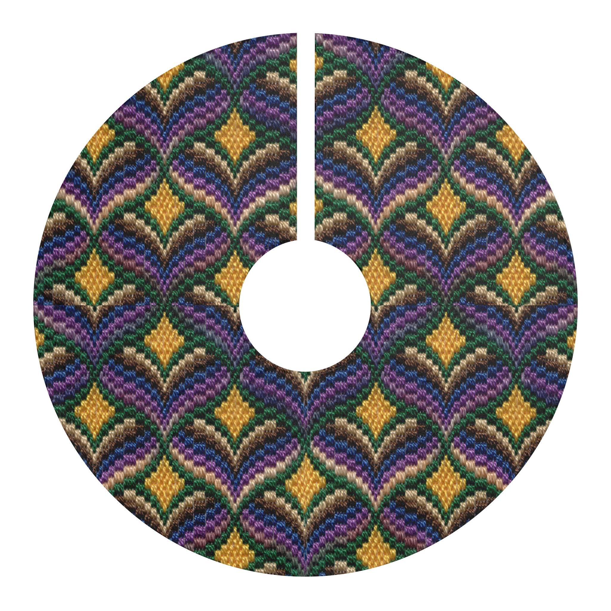 Bargello Tree Skirt ,bargello Tree Skirt Pattern ,christmas Tree Skirt ...