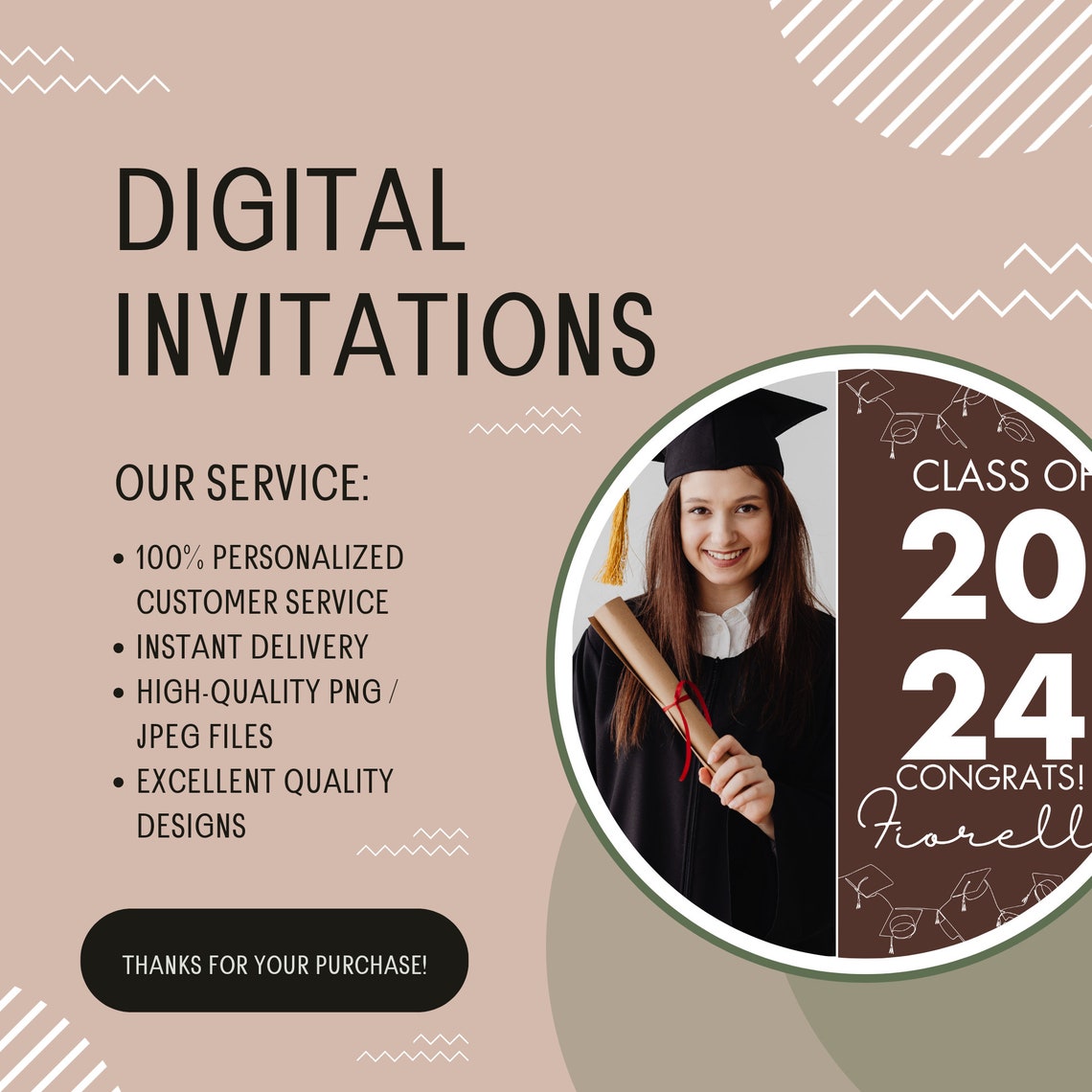 Digital Graduation Party Invitation, Animated Gold College Announcement ...