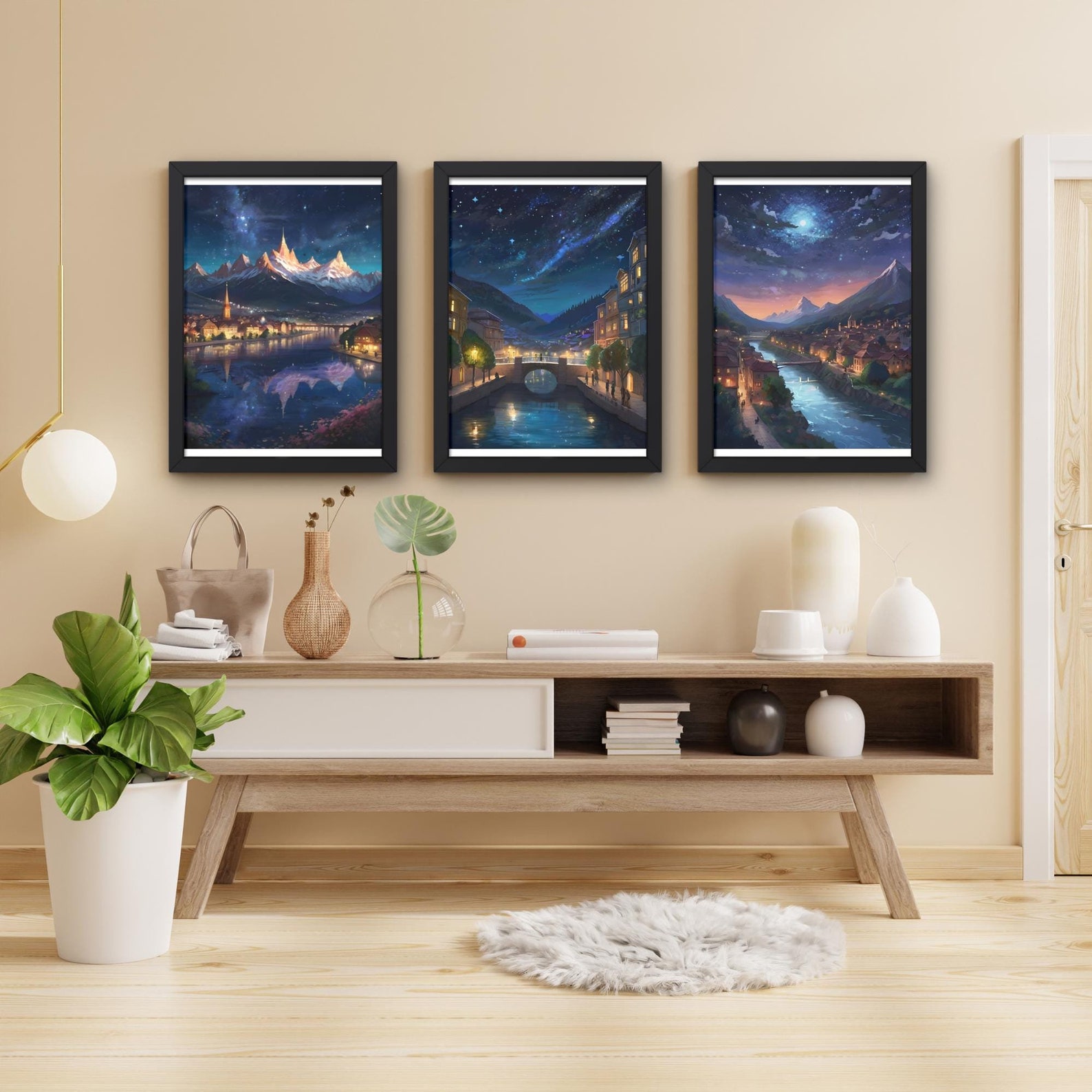 3 Digital Wall Art Print, Acotar Poster, Bedroom Wall Art, Velaris Wall ...